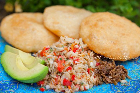 Trinidad Buljol (Salted Codfish Salad) and a story about Nana