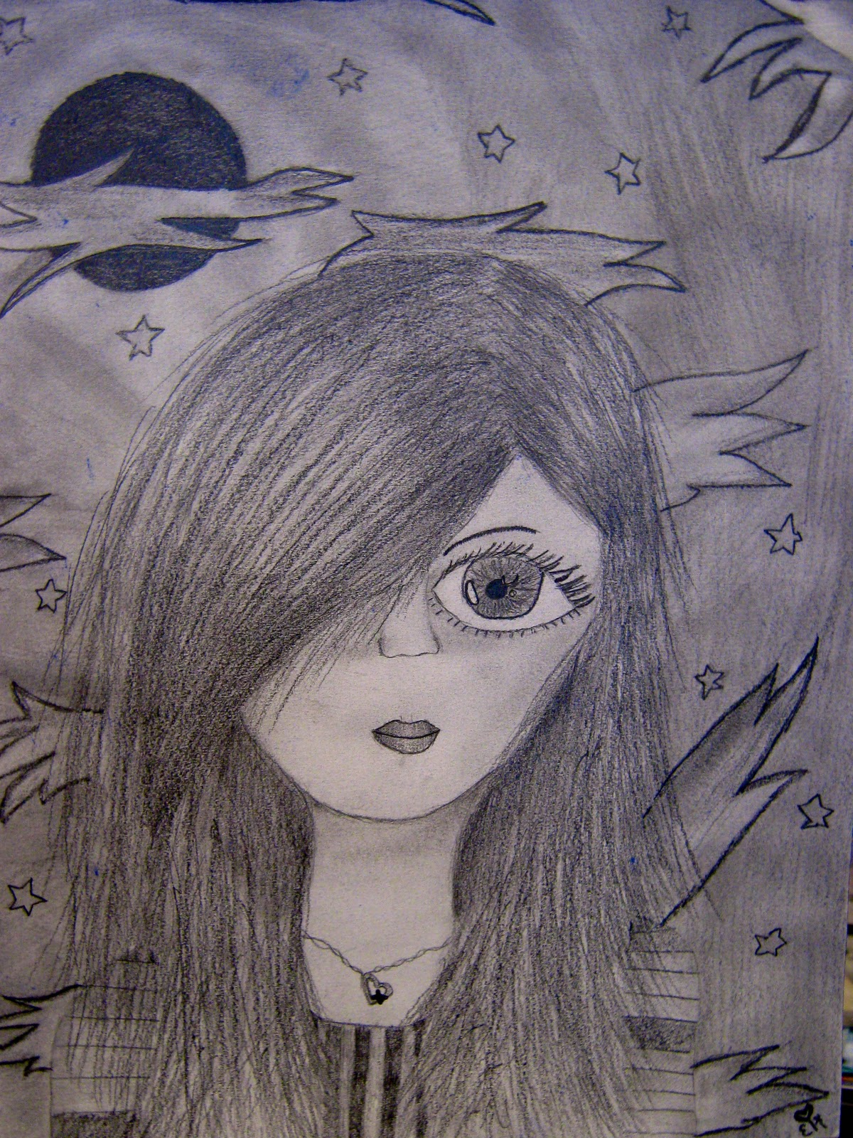 The Falcon Gallery: 7th Grade: Self Portraits