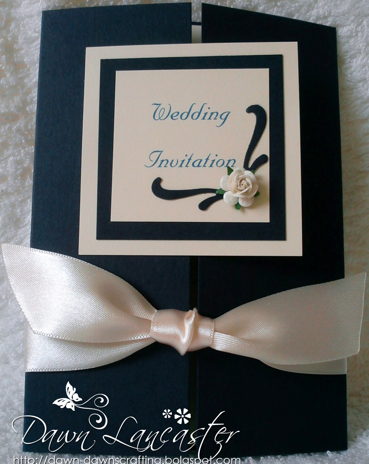 Dawn's Crafting: A Wedding Invitation!
