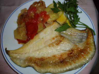 Rodaballo Relleno . Fon-Fishing.