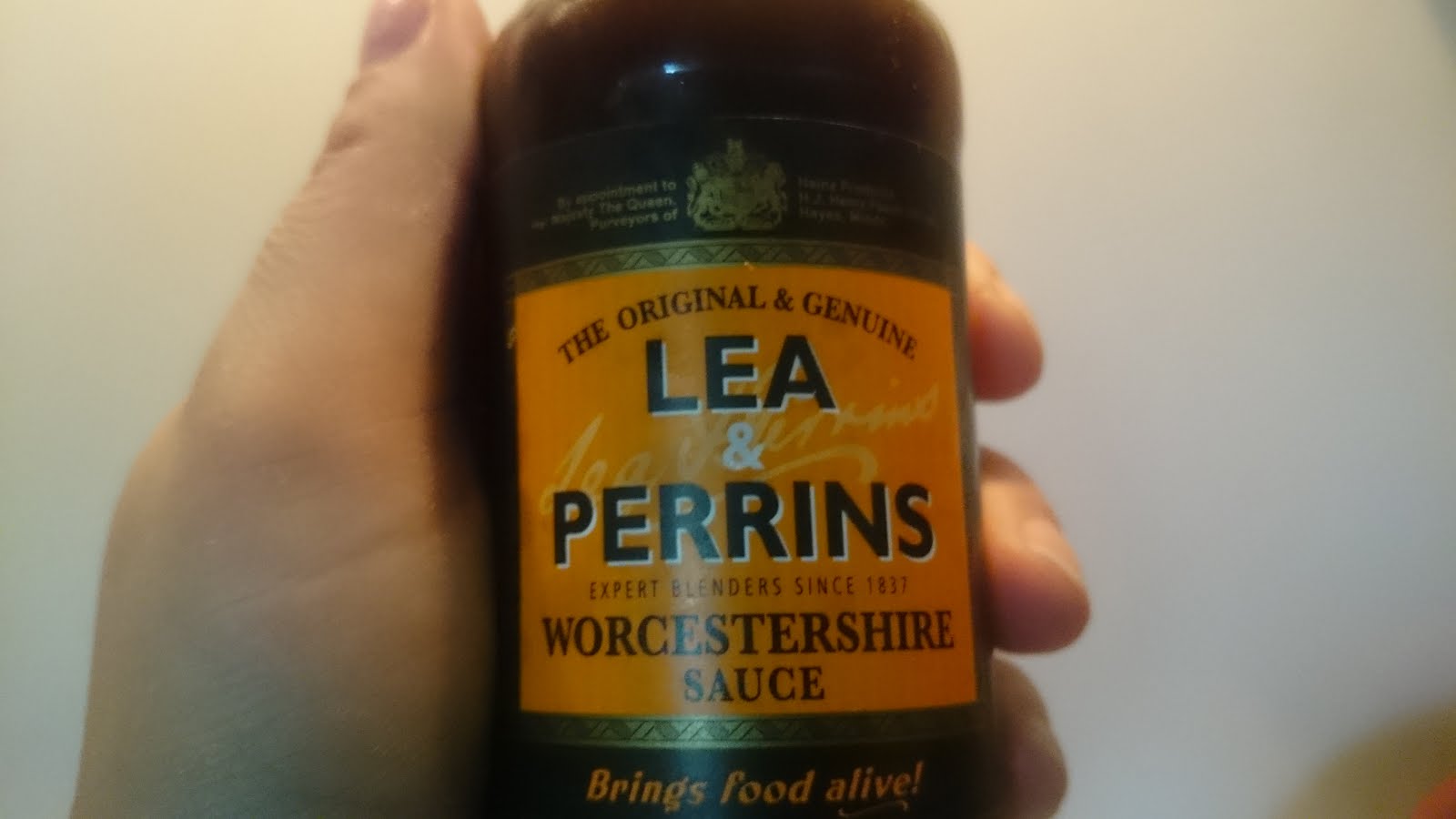 Pollo guisado con Salsa Perrins (Worcestershire)