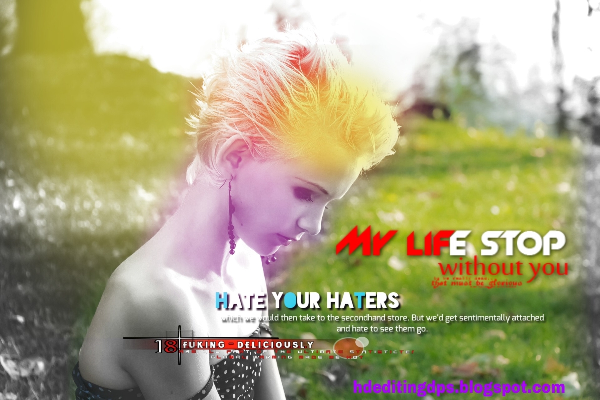 alone sad girl editing profile image - Hd Editing Dps