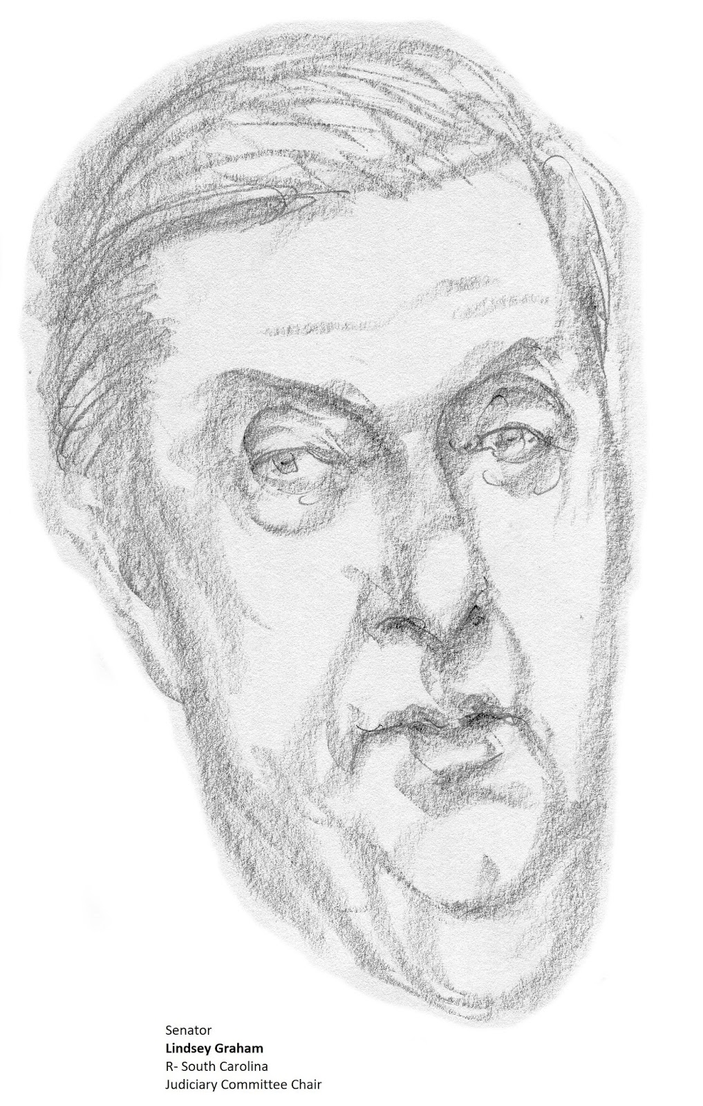 daily drawings: Lindsey Graham