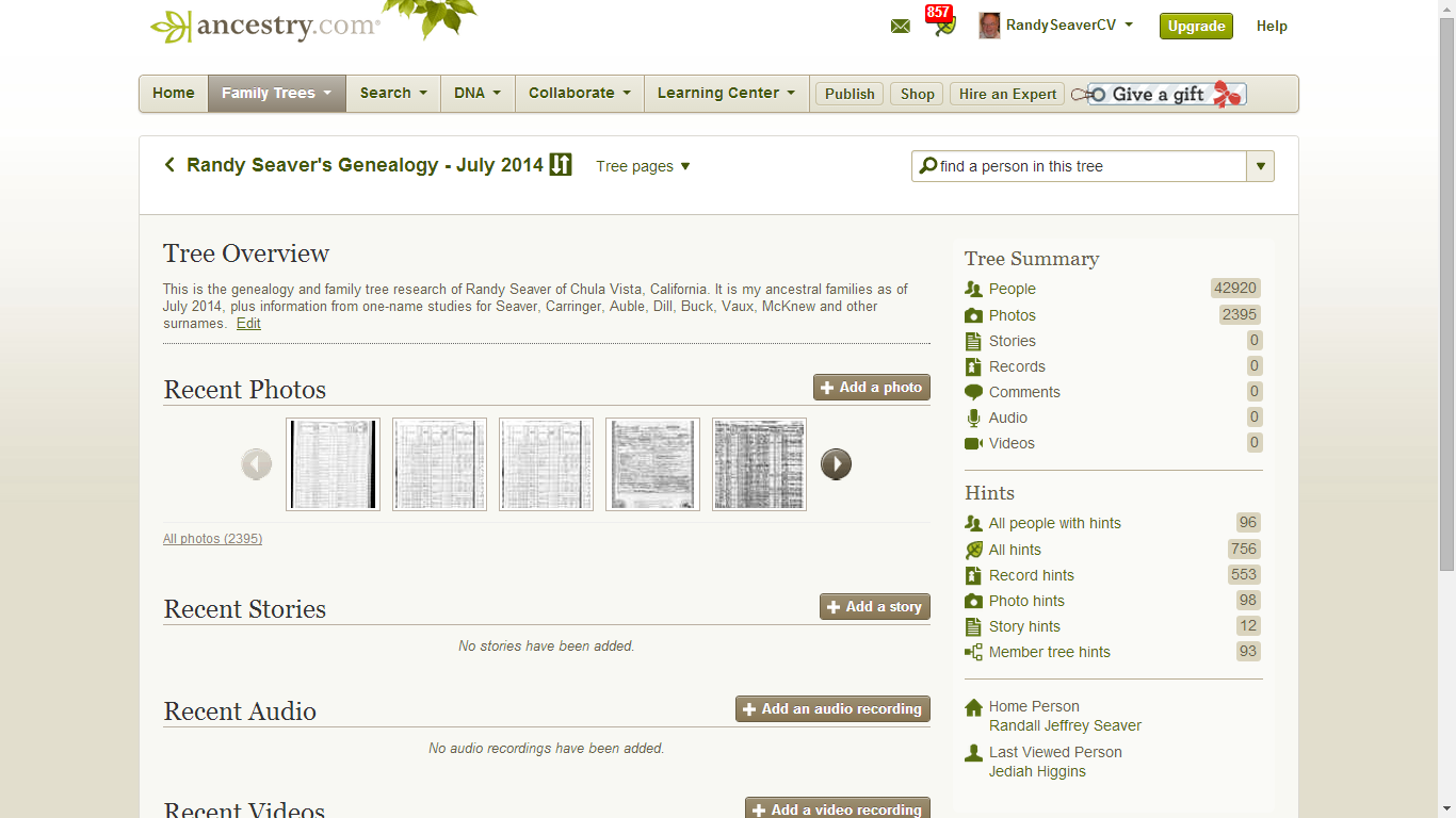 Genea-Musings: How to Put a Family Tree on Ancestry Member Tree With ...