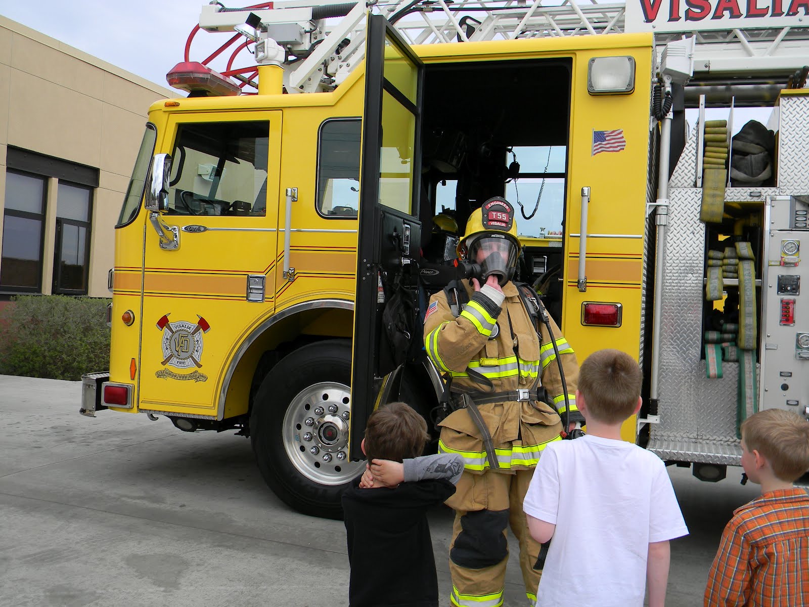 The Kelley Family: Fire Station Tour