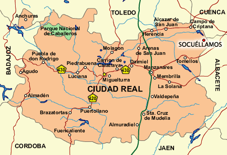 Mapa Turístico De Ciudad Real
