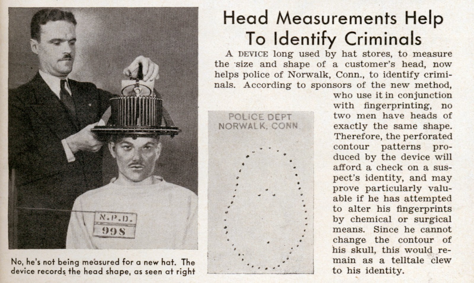 John Callanan Hats: PHRENOLOGY and the criminal mind