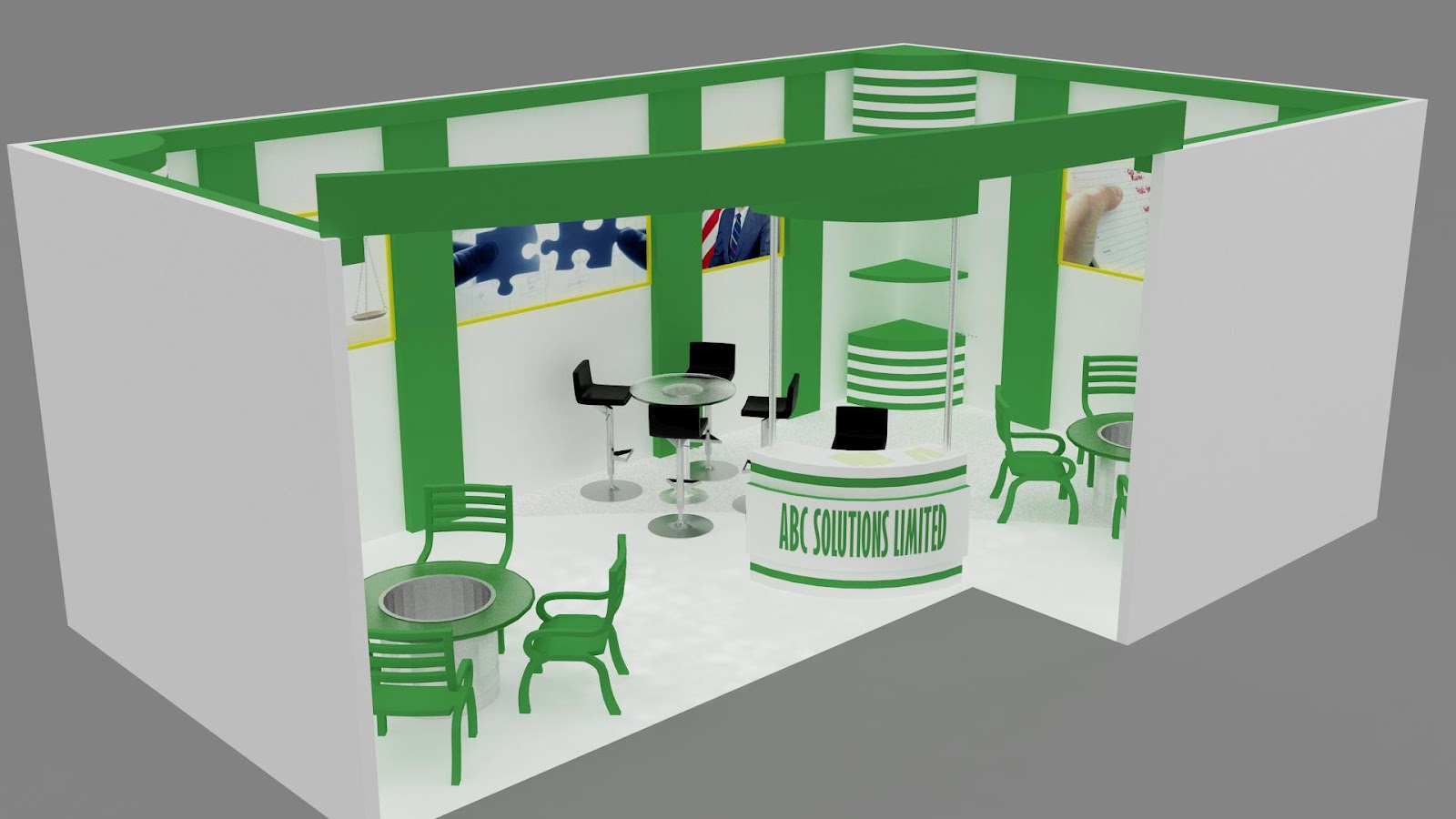 Satender's 3D World: stall model