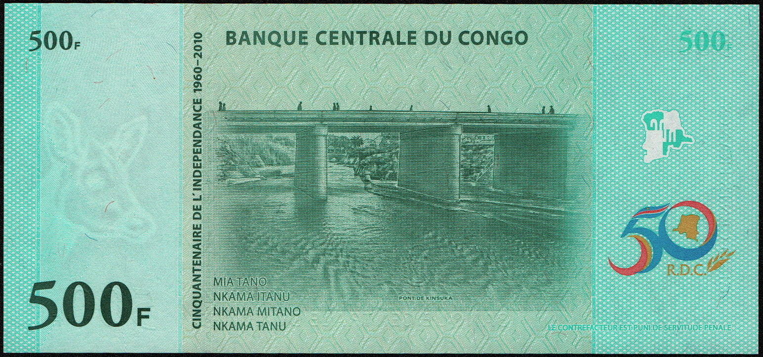 My Currency Collection: Congo Democratic Republic Currency 500 ...