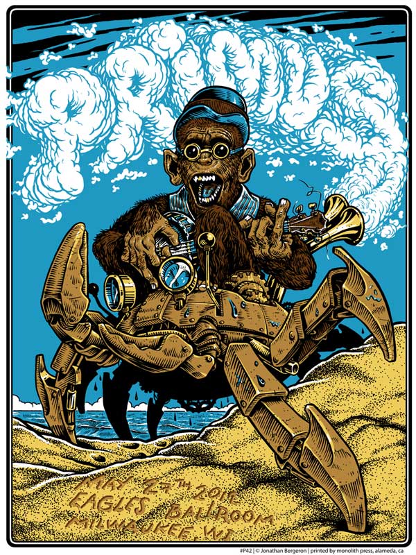 INSIDE THE ROCK POSTER FRAME BLOG: Primus Columbus and Milwaukee Posters