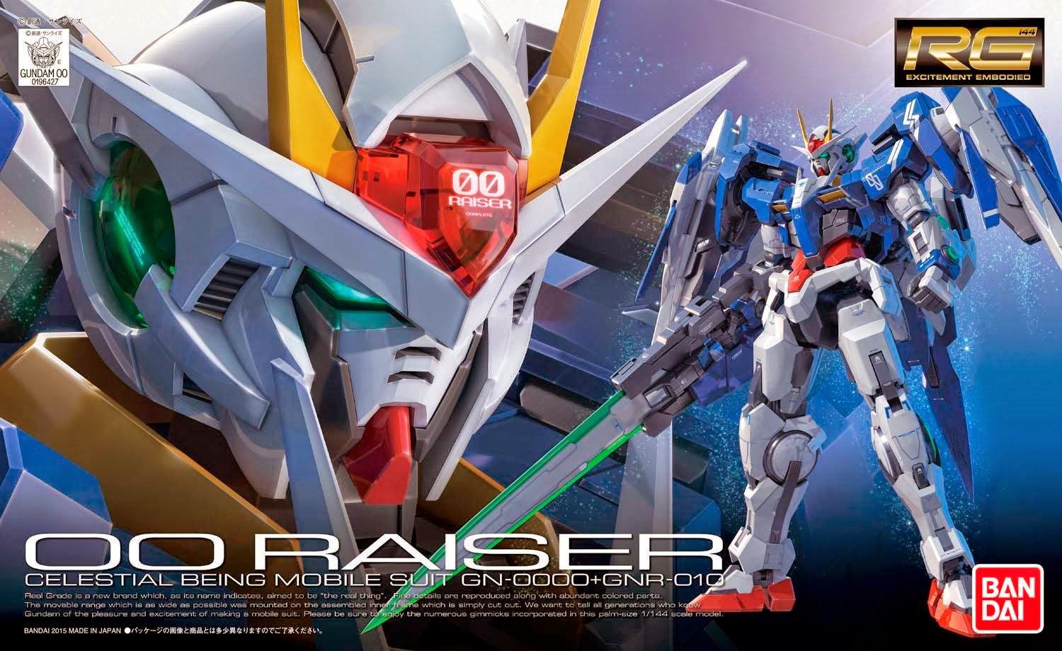 RG 1/144 00 Raiser - Release Info, Box Art and Official Images