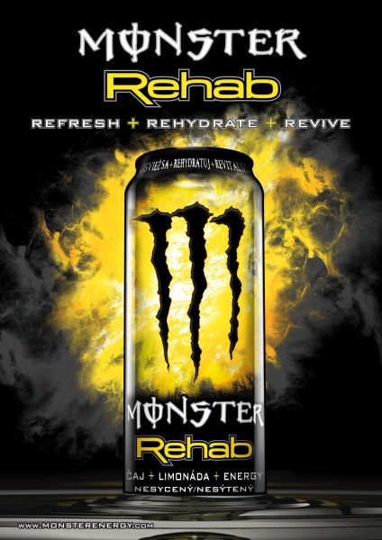 energy drinki: Monster Rehab energy drink