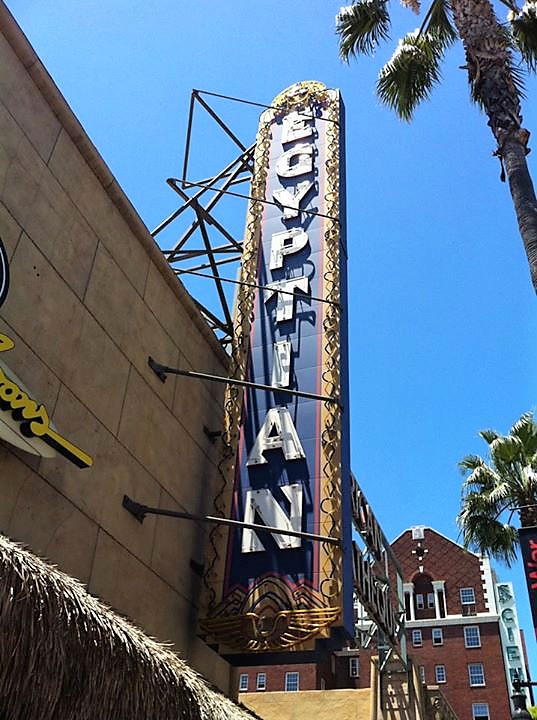 Los Angeles Theatres: Egyptian Theatre: Hollywood Blvd. views 1955 to ...