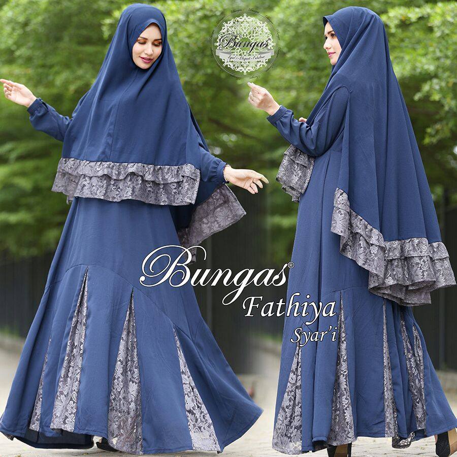 jual busana muslim: FATHIYA Syar'i BY BUNGAS