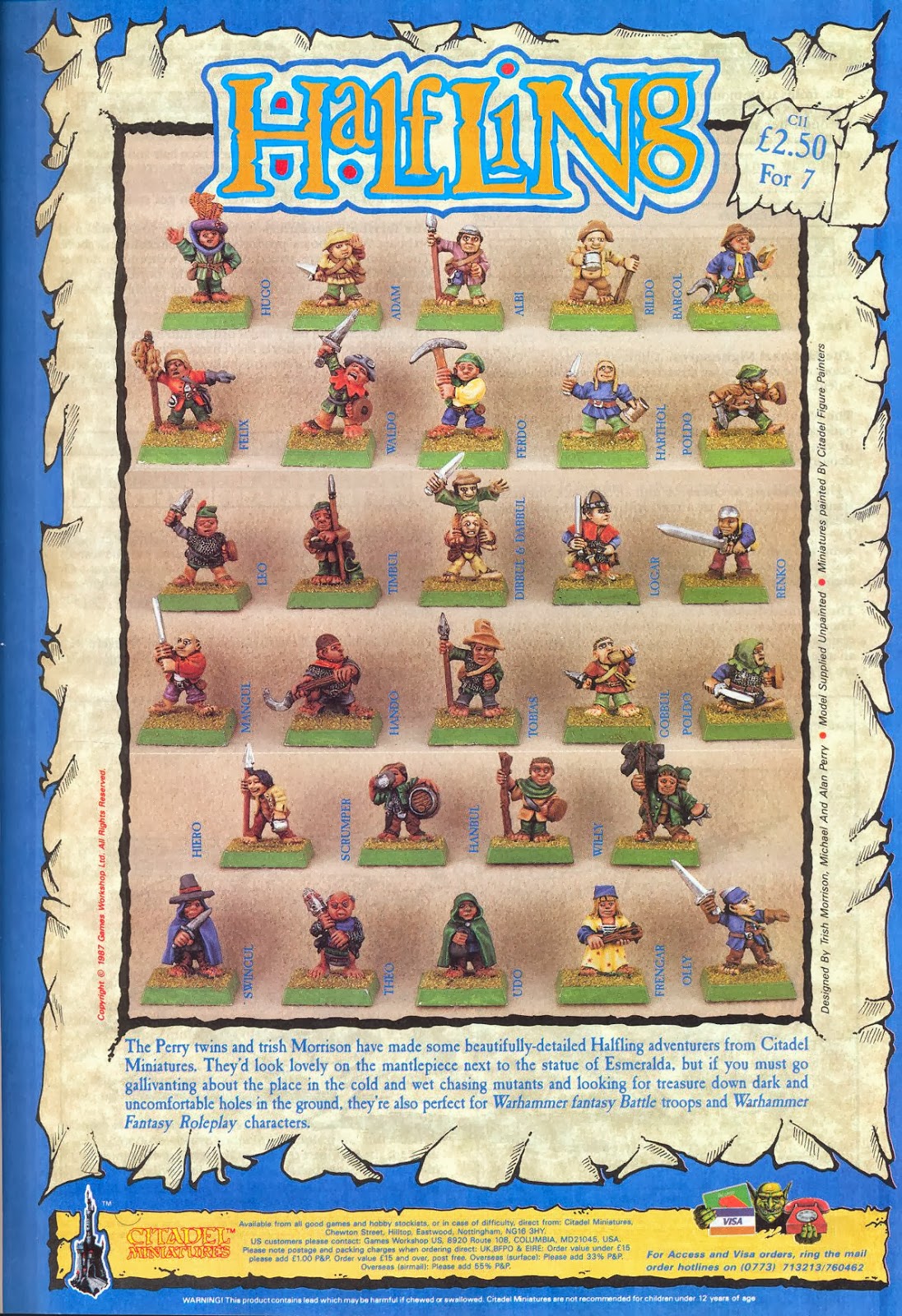 Eldritch Epistles: The Bryan Ansell collection: Halflings (Citadel ...