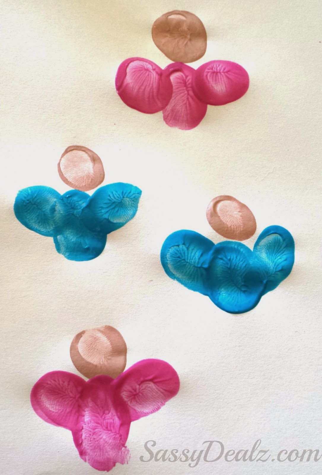 DIY Fingerprint Singing Angel Craft For Kids - Crafty Morning