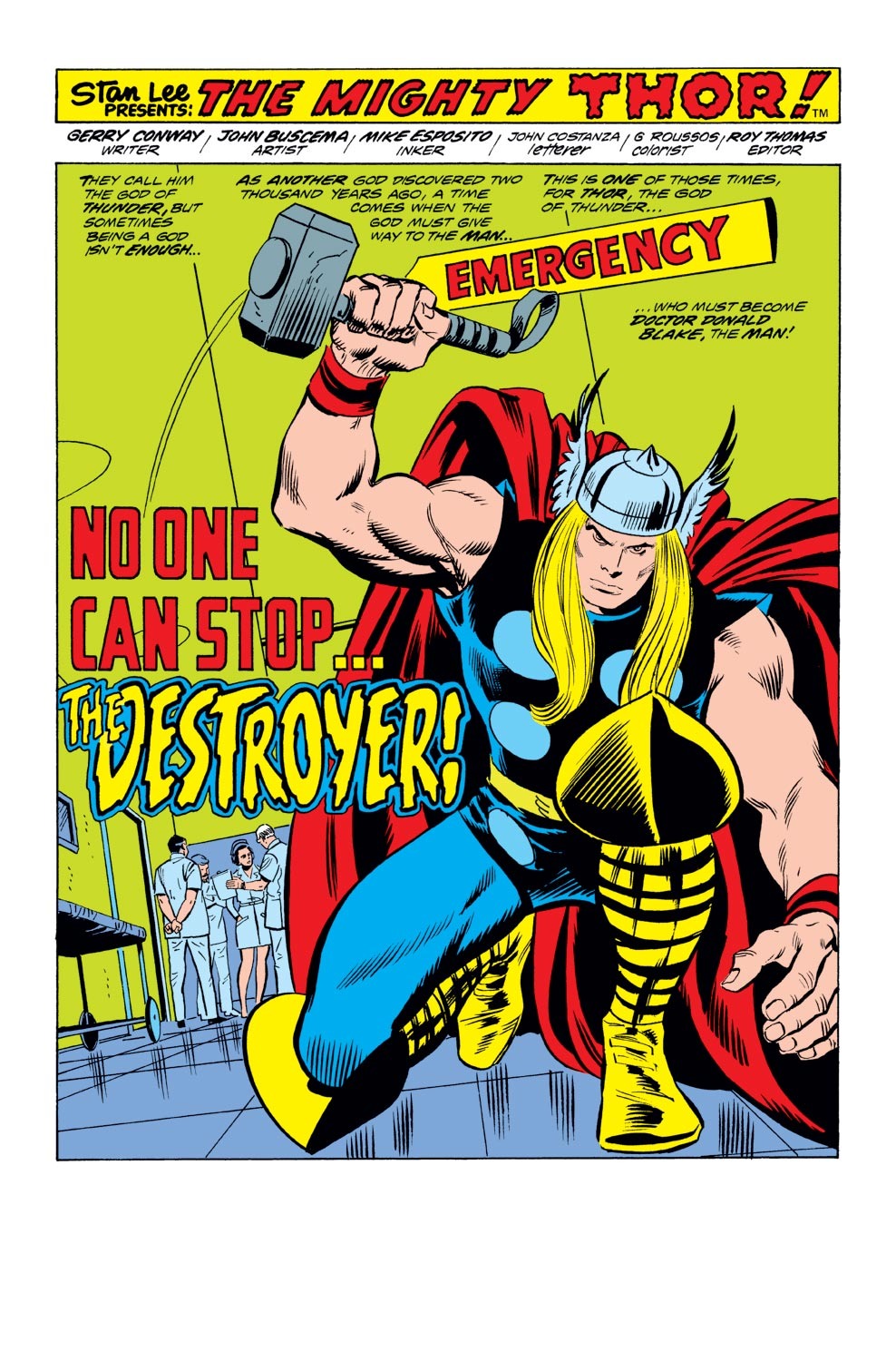 Diversions of the Groovy Kind: Making a Splash: John Buscema Gets Thor ...