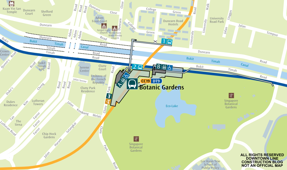 Downtown Line Construction: Botanic Gardens