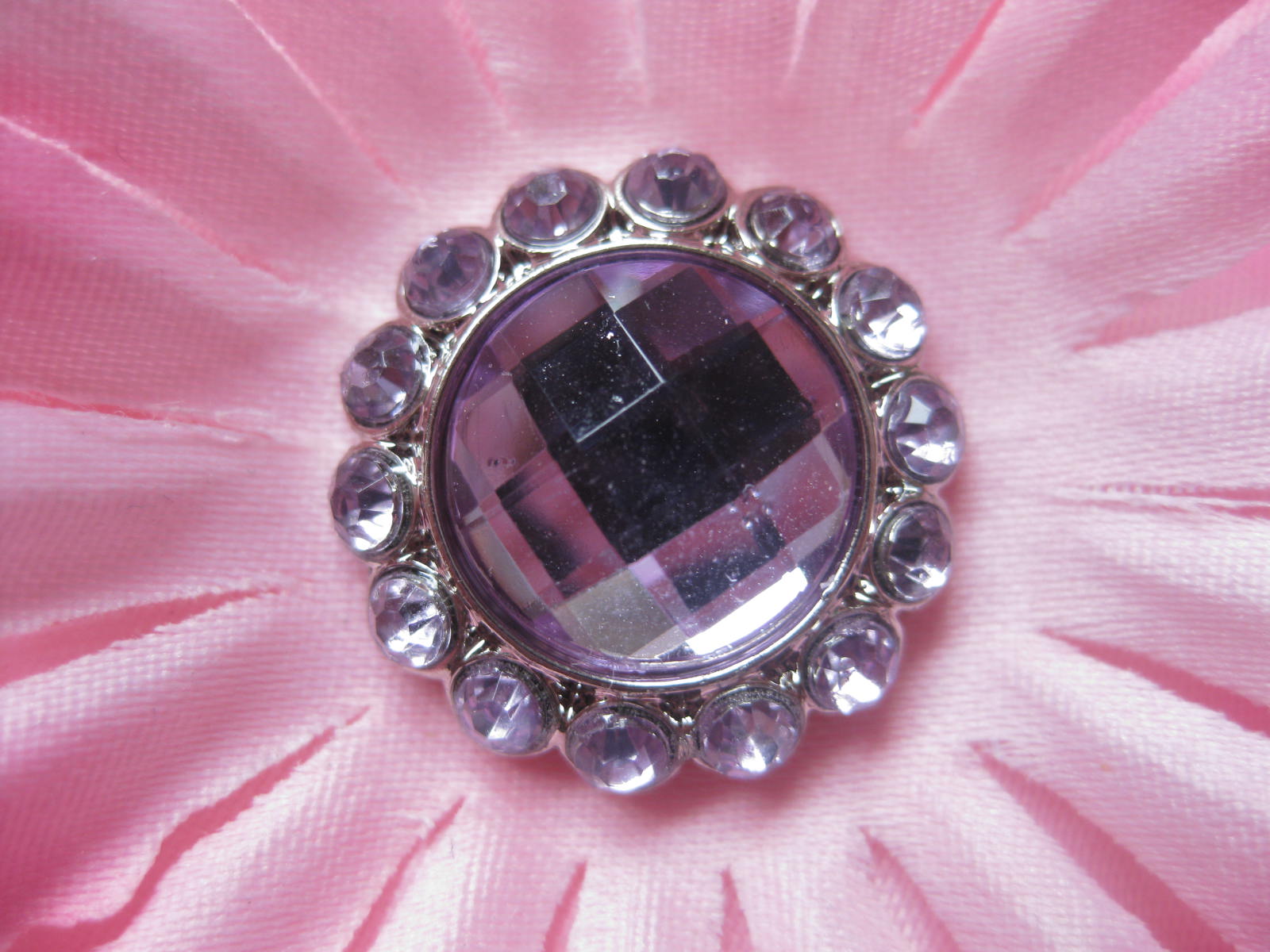 PepperLonely: Acrylic Rhinestone Buttons With Shank For Flower Center ...