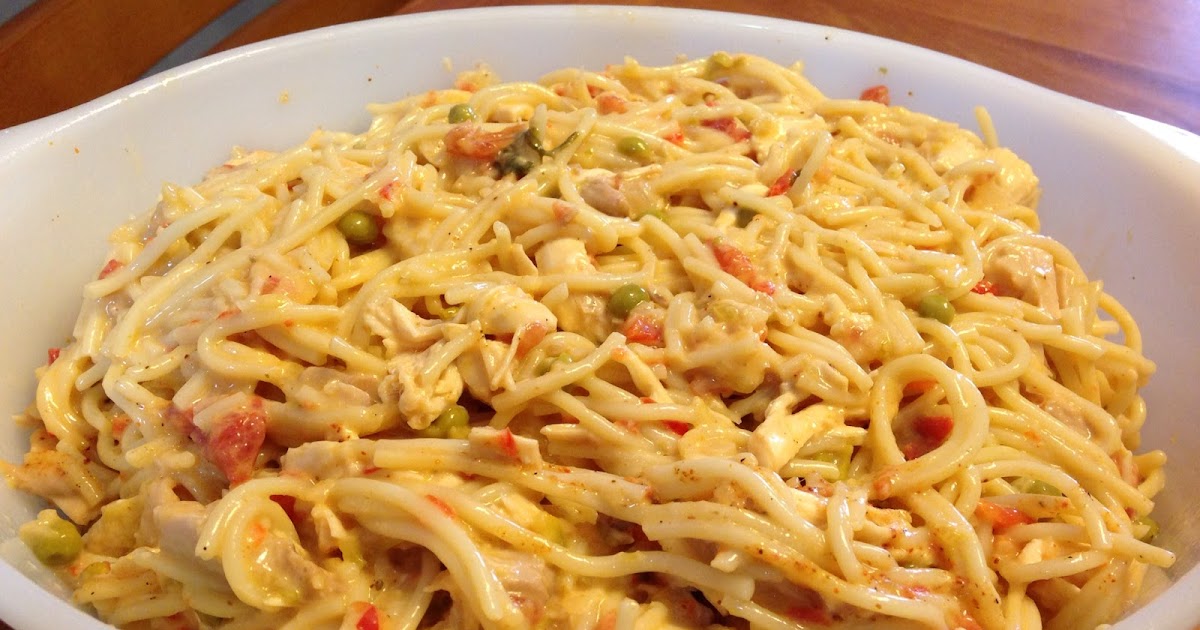 Chez Helene Cookbook: Chicken Spaghetti