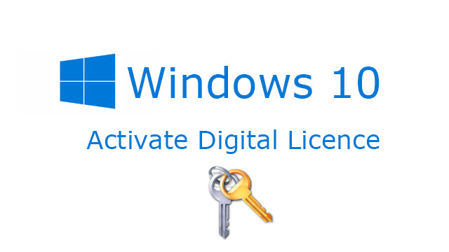 Use A Digital License To Manage And Activate Windows 10
