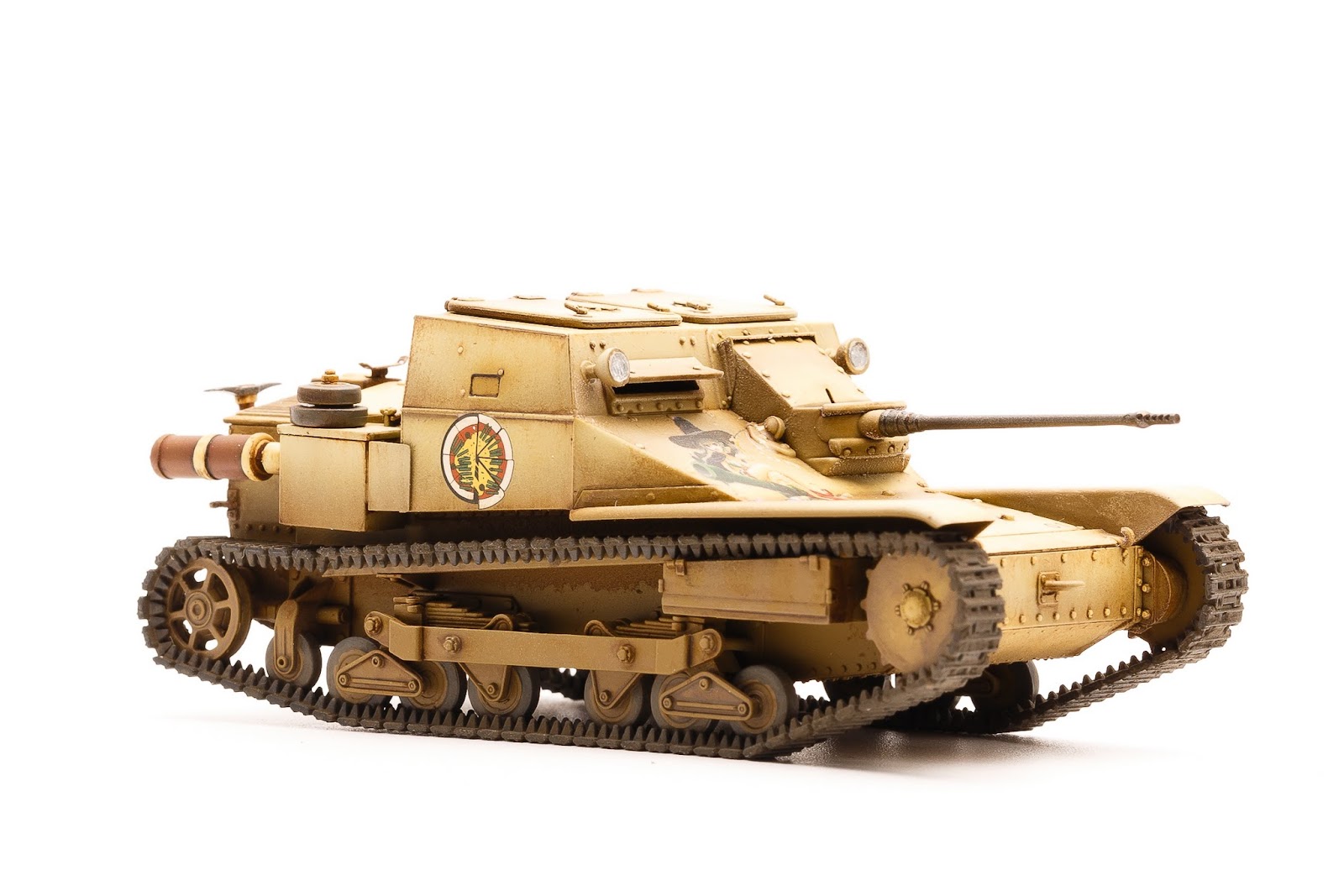 LST MODEL WORK: 1/35 Bronco Carro Armato L35 w/ S18-1100 20mm anti-tank ...