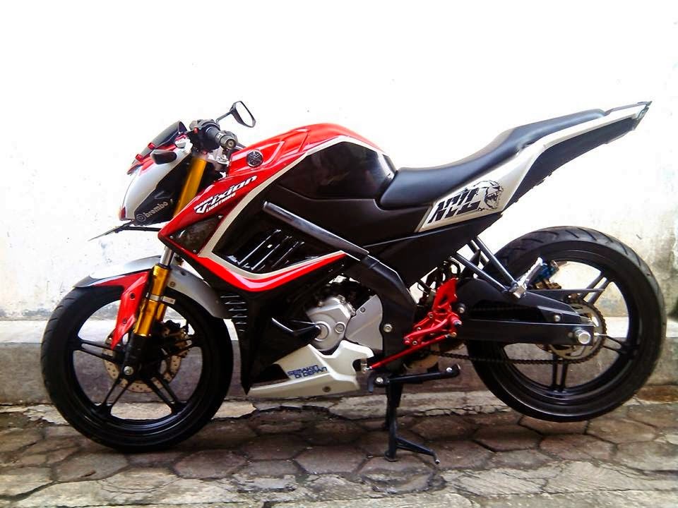 Modifikasi vixion GP stang drag street azik