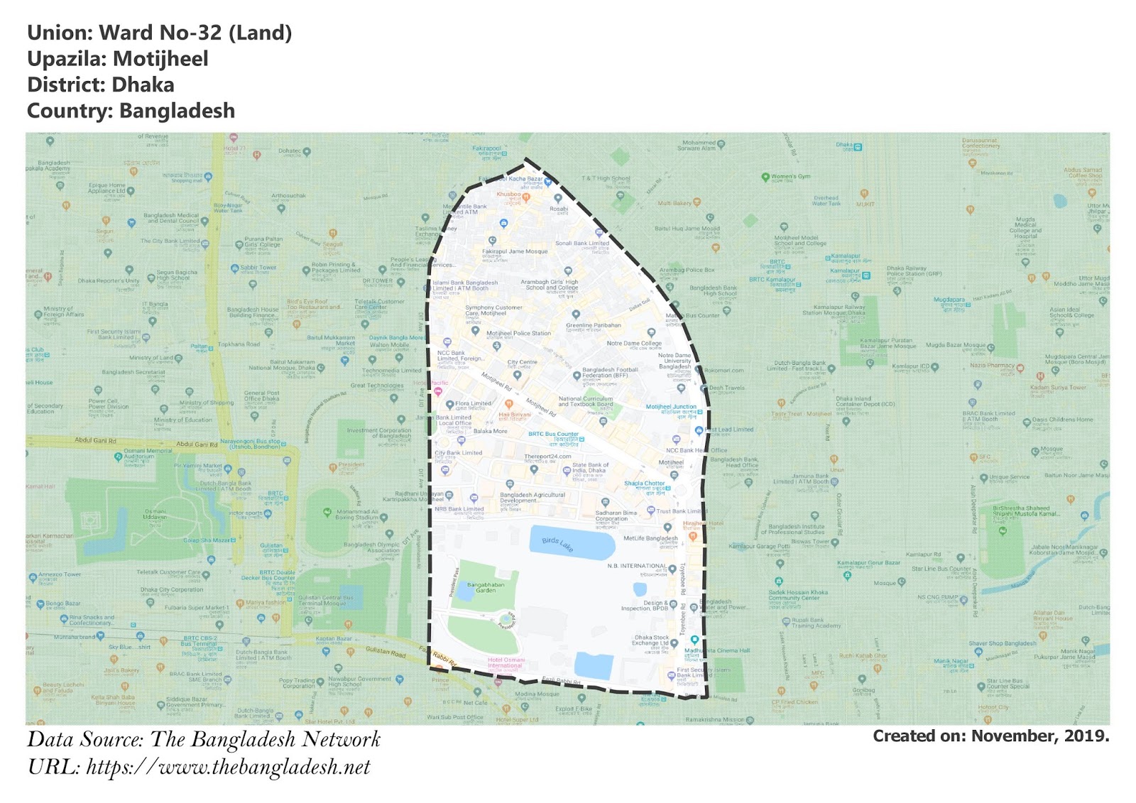 Ward No-32, Motijheel, Dhaka