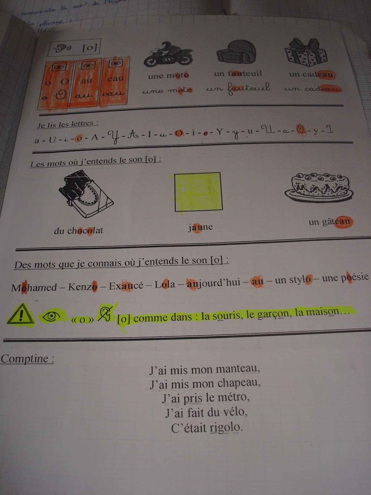 Sur les bancs de l'école ...: La lecture et les sons ...