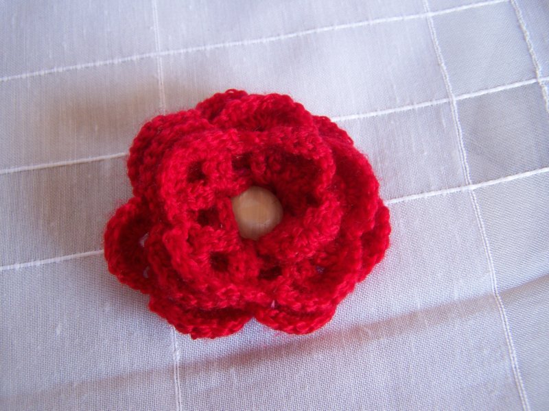 Rose au crochet ~ Bocaline