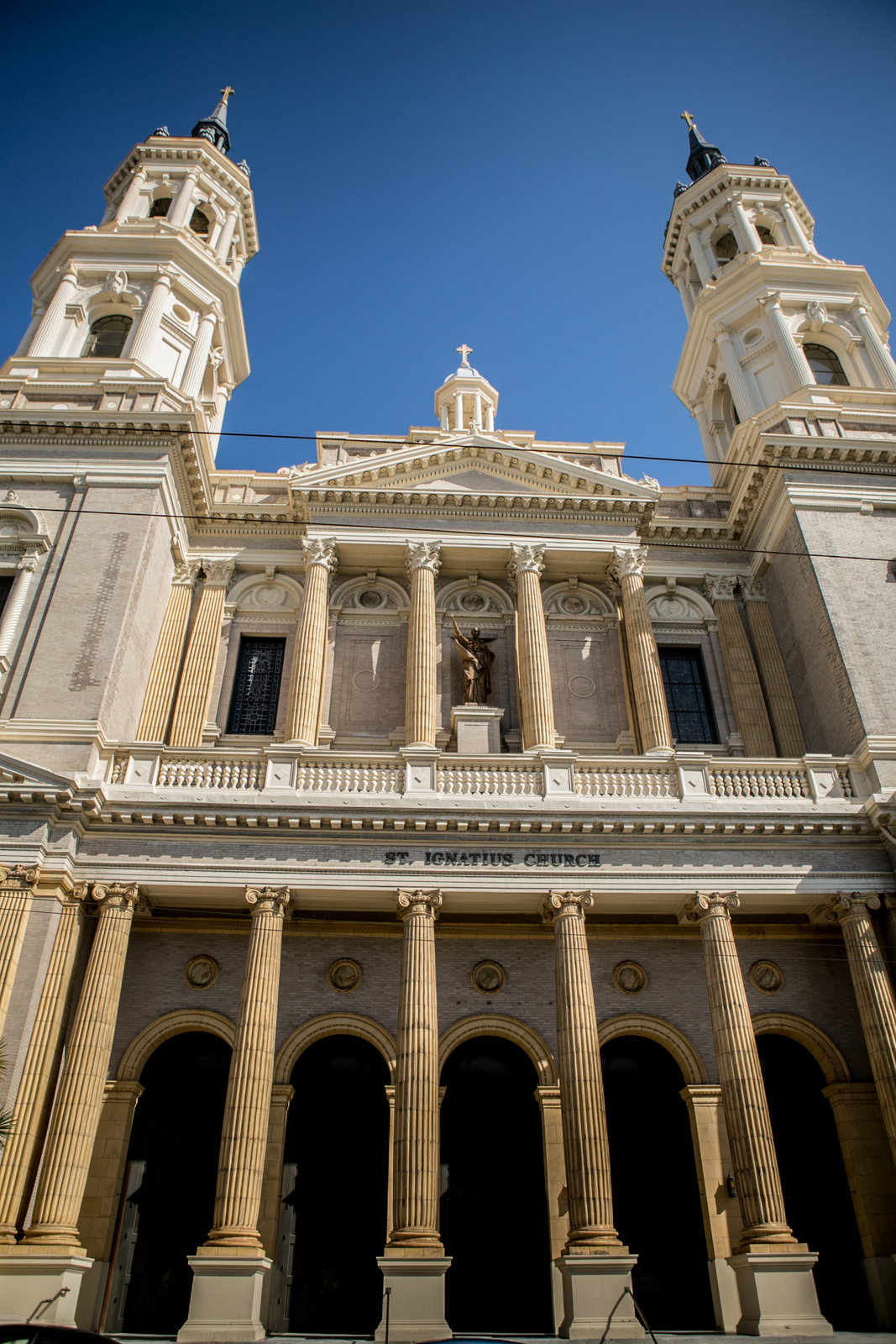 St. Ignatius | San Francisco, CA | stepping into church, one at a time