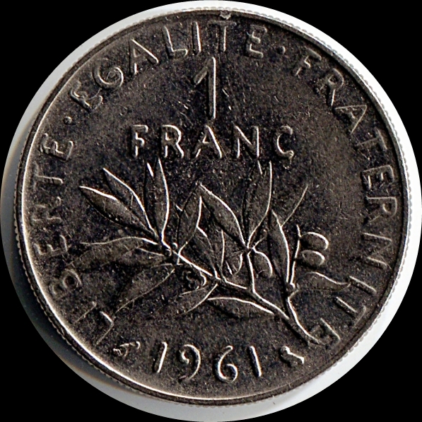 EL CHACHARERO: MONEDA UN FRANCO FRANCES