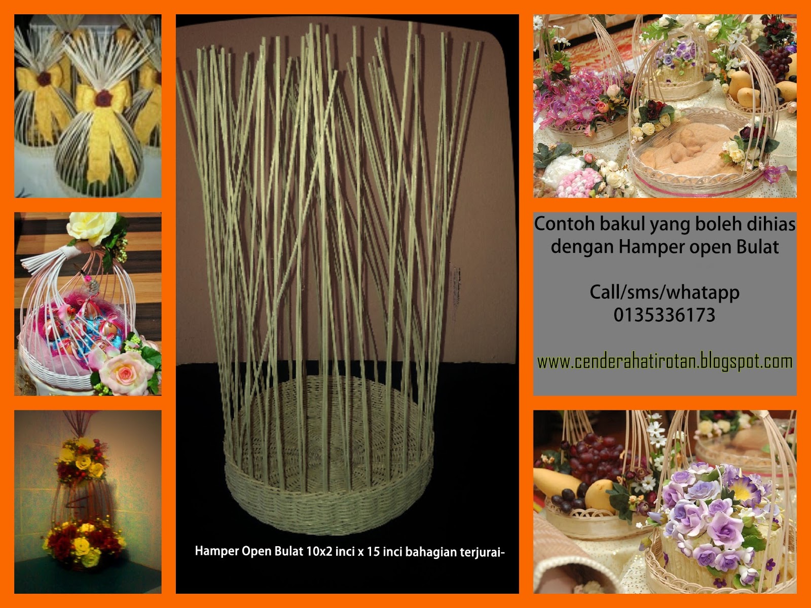 CENDERAHATI BAKUL ROTAN: BAKUL HAMPER / HAMPER BASKET/ BAKUL HANTARAN