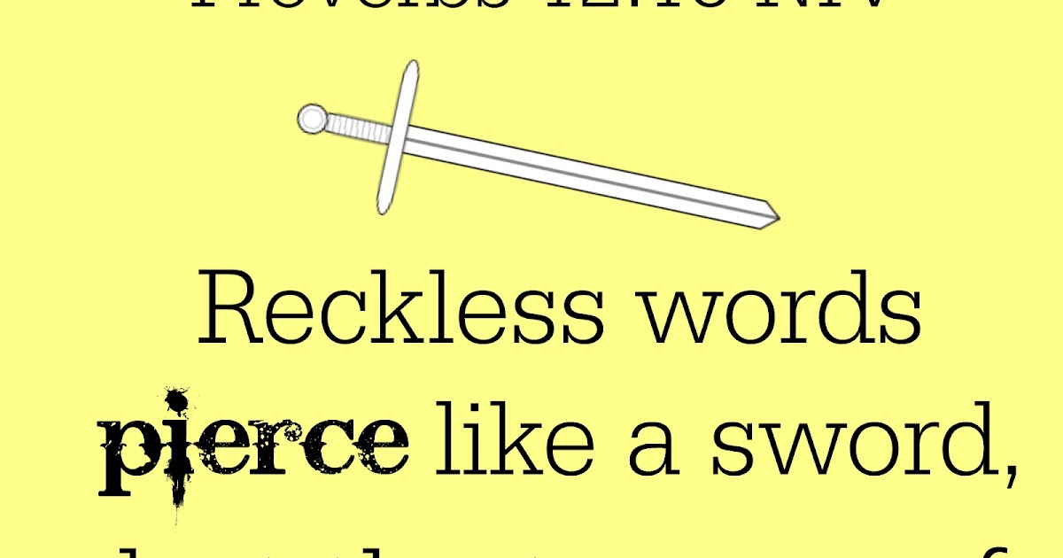 The Destiny of One: Reckless words