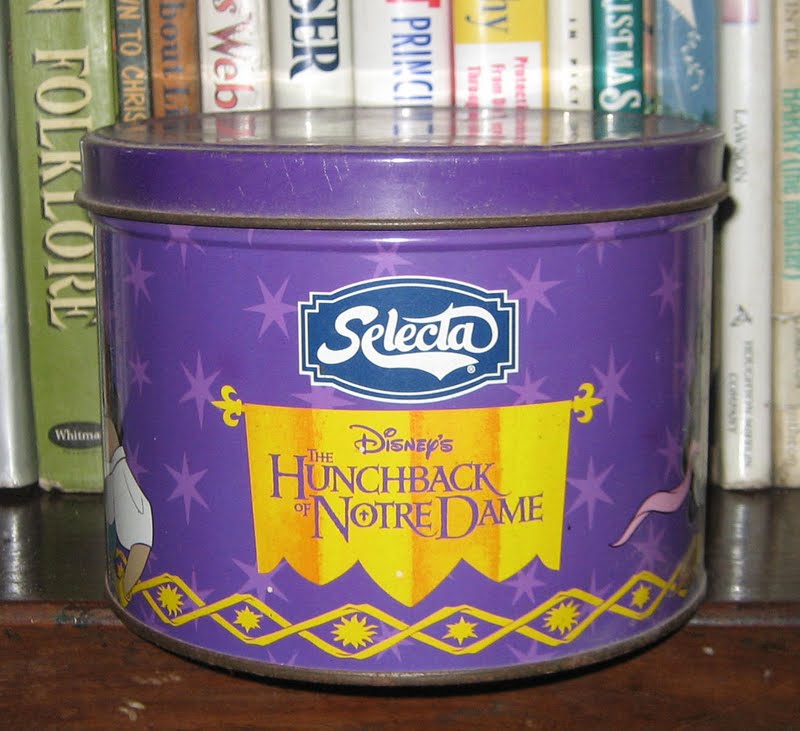 Percy's Tins: Selecta Ice Cream's The Hunchback of Notredame Blue Tin