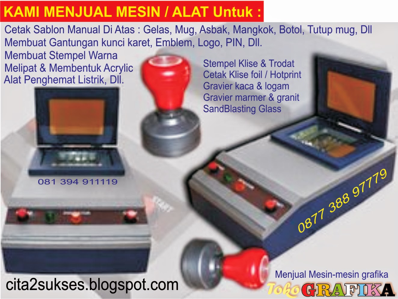 Nyloprint, Pisau Ponds / Pisau Plong ( Die Cutting ), Buat klise emboss ...