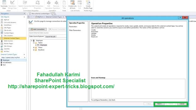 SharePoint Tips and Tricks: Create External list using Business Data Connectivity in SharePoint 2013