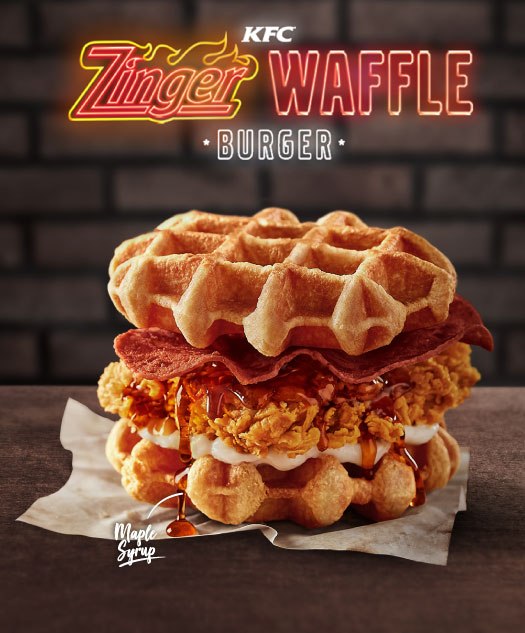 KFC Zinger Waffle Burger