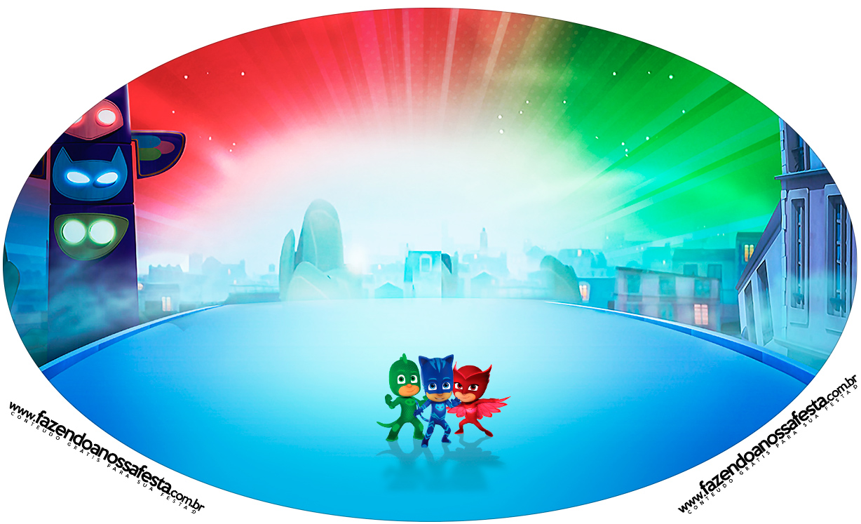 PJ Masks: Free Printable Wrappers and Toppers for Cupcakes. - Oh My ...