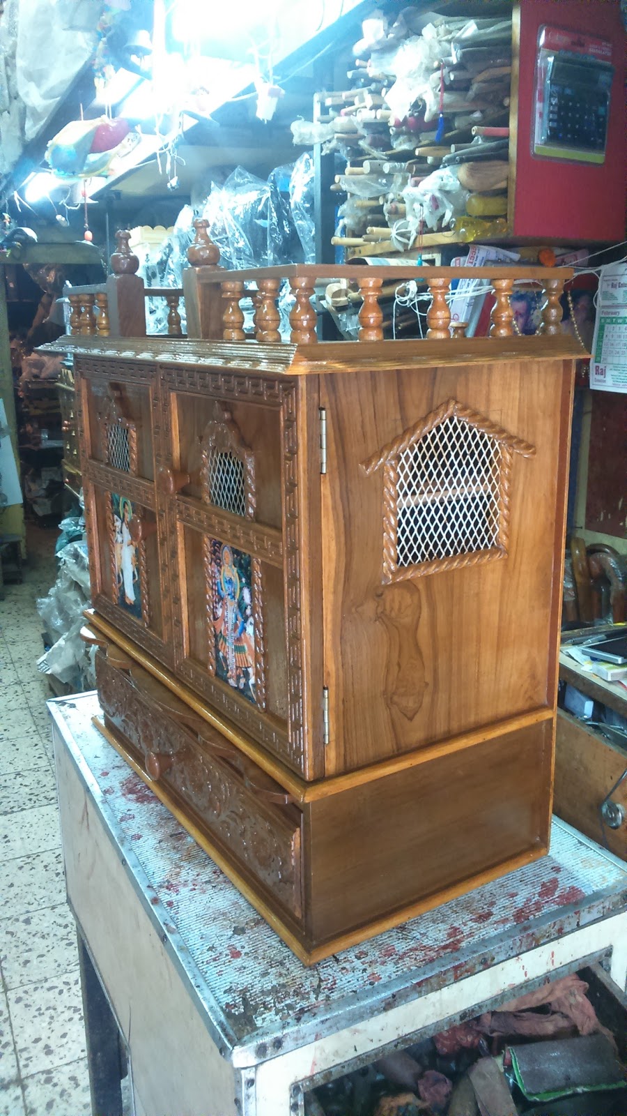 D. B. Furniture: Pushtimarg temple for Kanhaji