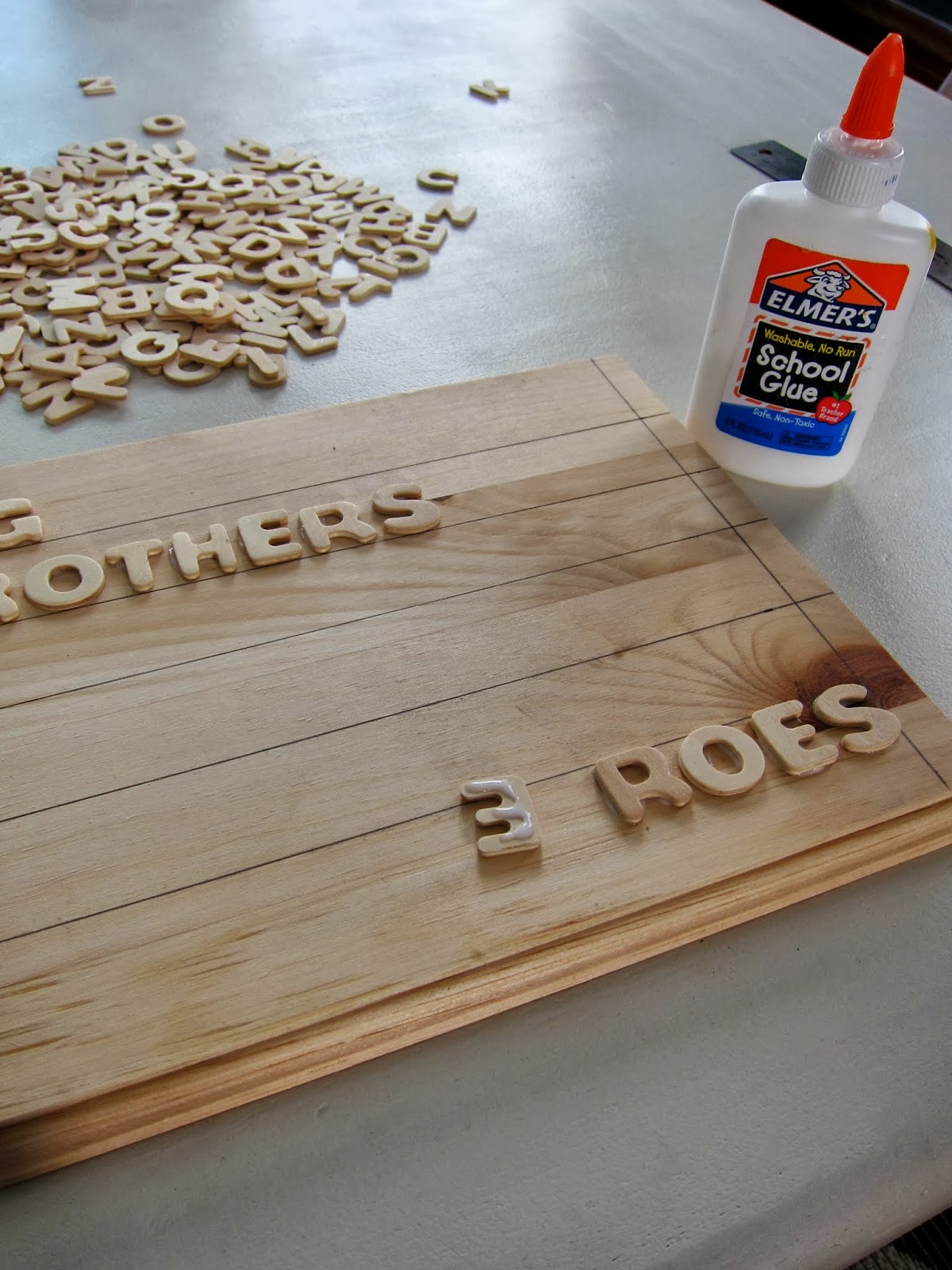 DIY Wood Plaque Word Art