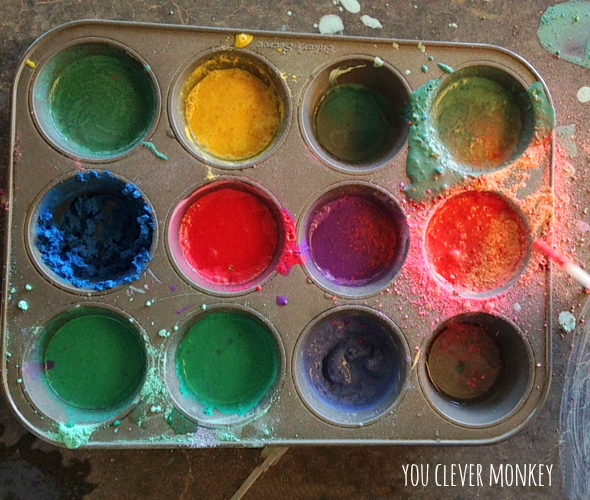 COLOUR PLAY - DIY CHALK PAINT | you clever monkey