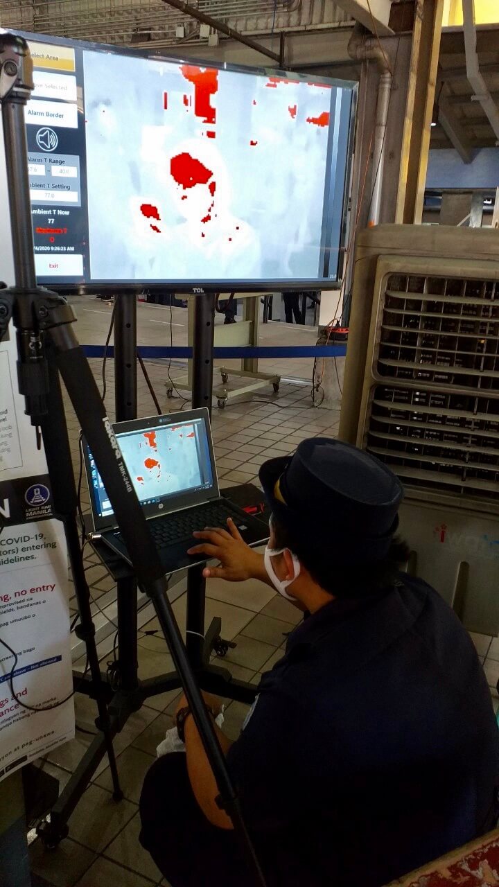 LRMC deploys thermal screening system at LRT-1 stations - Benteuno ...