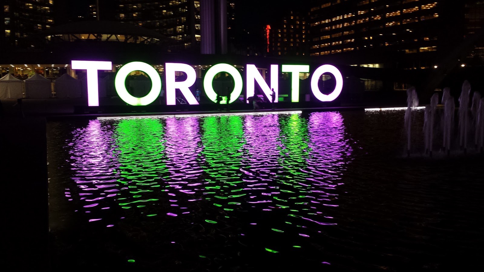 Toronto things: Toronto sign at City Hall