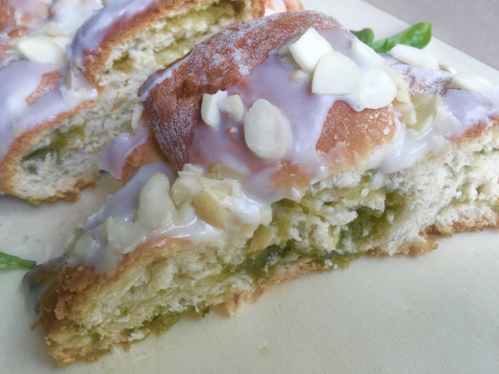 Basil Marzipan Sweet Braid Bread – Diary of a Mad Hausfrau
