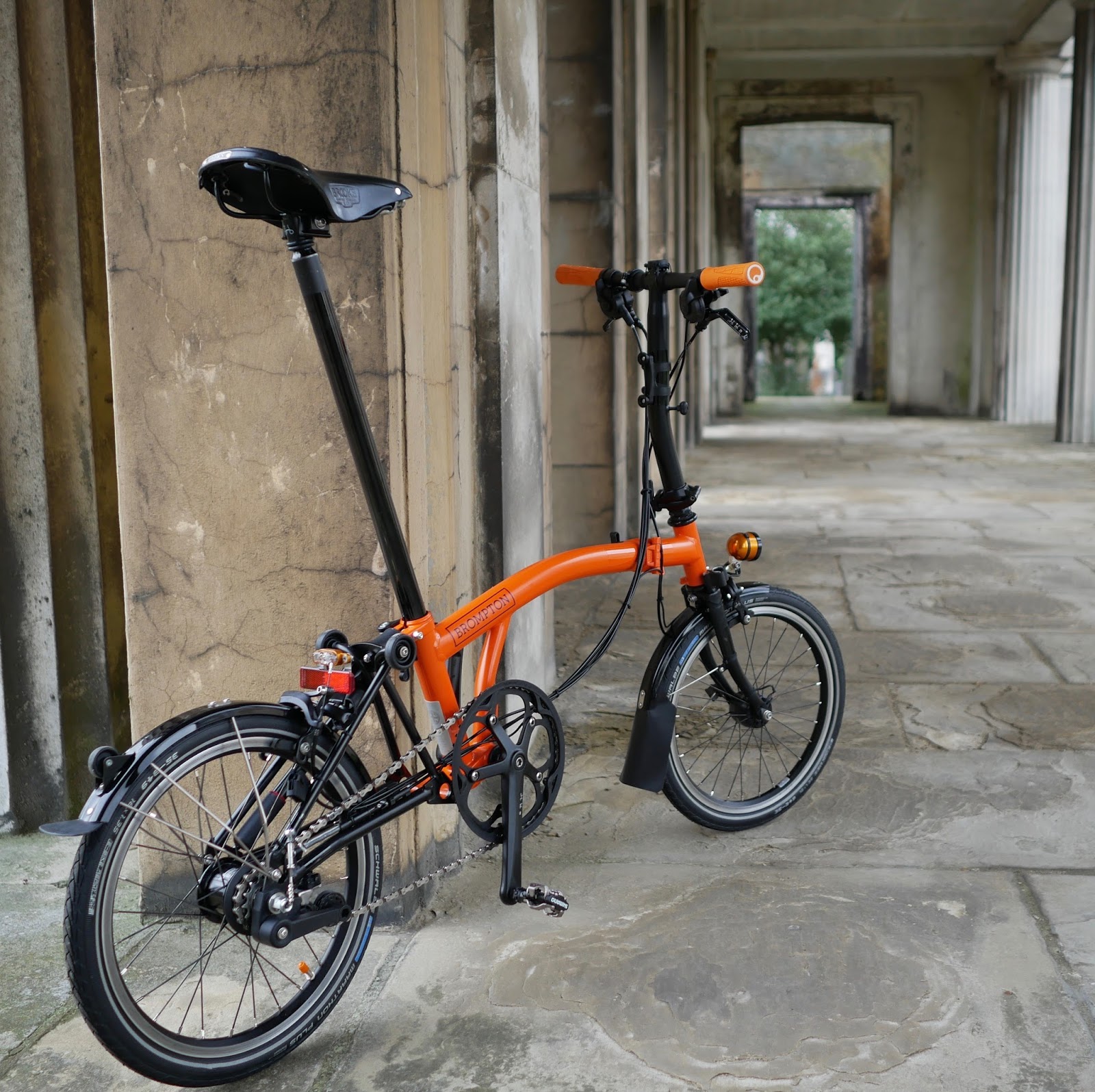 My Orange Brompton: Photos of my Special Edition Orange Brompton