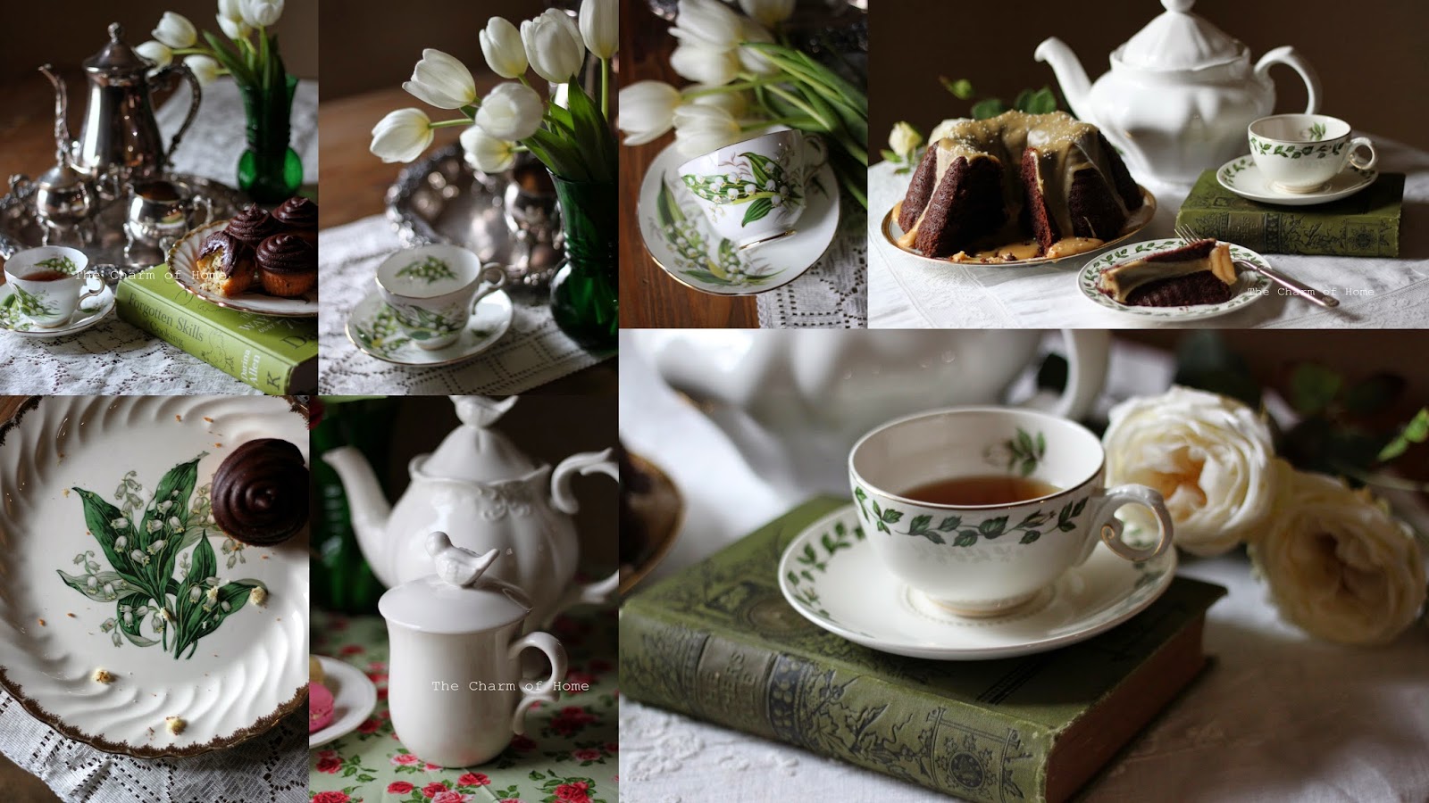 The Charm of Home: Spring Tea Collage