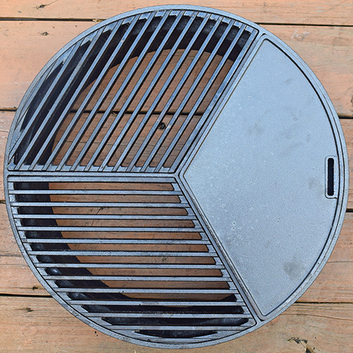 Craycort Cast Iron Grate for Large Big Green Egg, Grill Dome, and Primo
