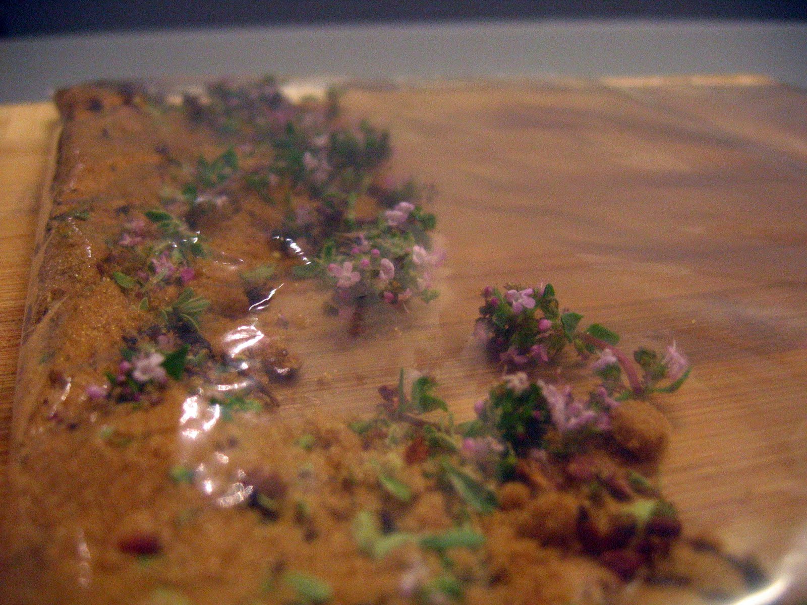 good food in a crap kitchen: Pork Cheek Bacon