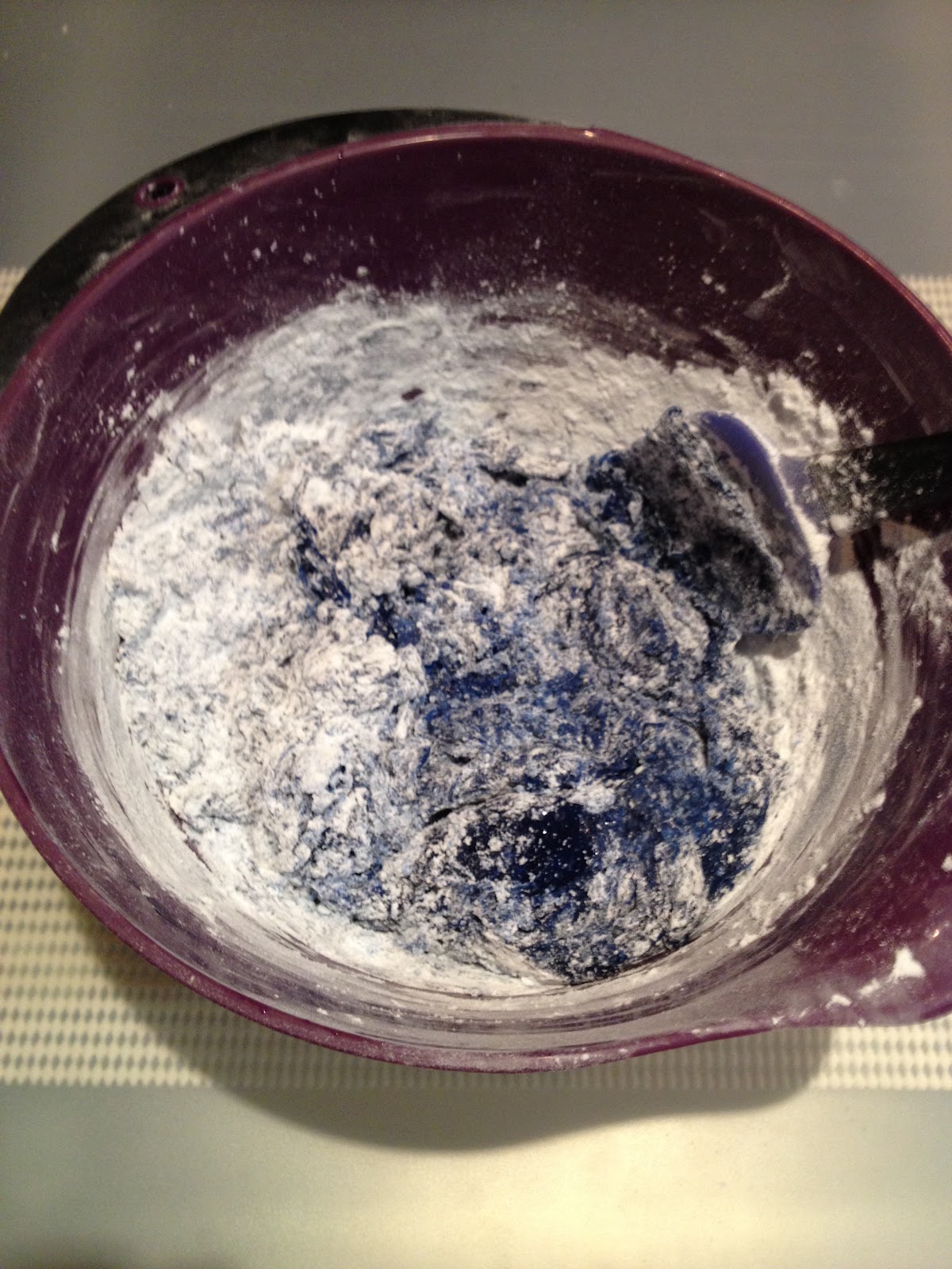 Paso a paso fondant extendido o masa americana color azul